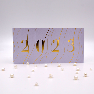 Carte de voeux Ondes 2023 - RomefortPrint - RomefortPrint