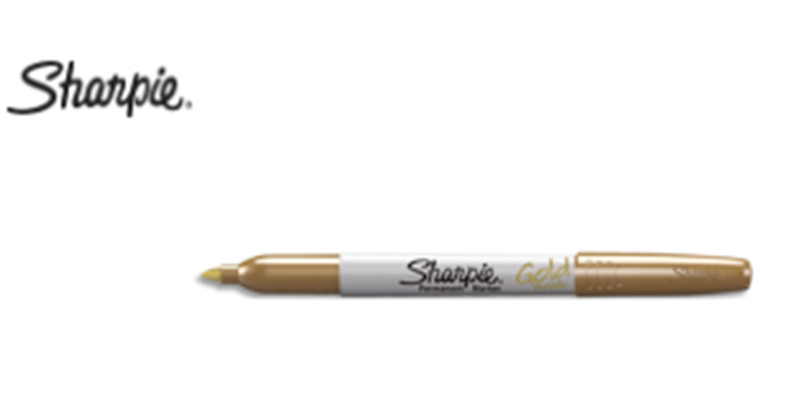 Lot de 2 marqueurs SHARPIE or - RomefortPrint - RomefortPrint
