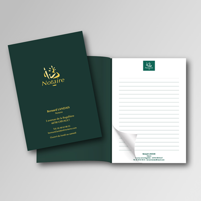 Bloc-notes A5 couverture couleurs - RomefortPrint - RomefortPrint