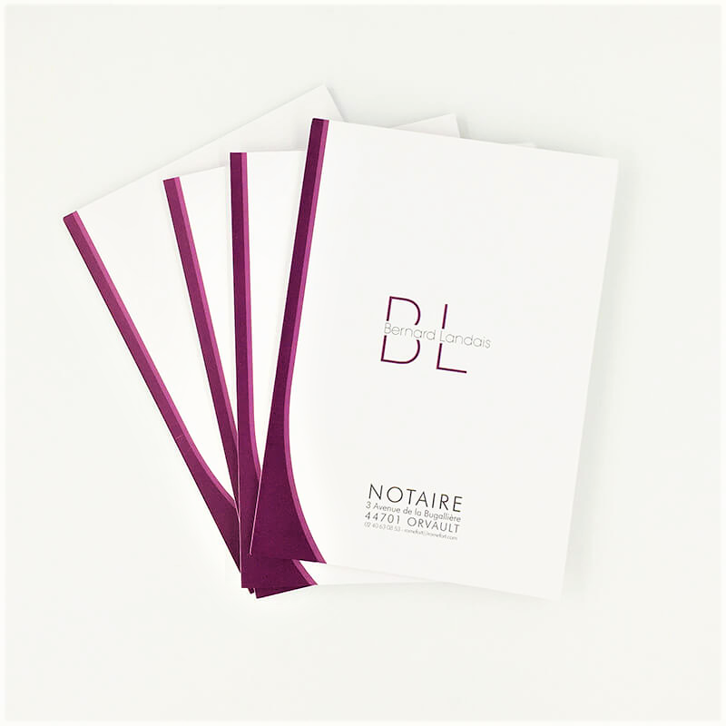 Bloc-notes format A5 avec couverture - RomefortPrint - RomefortPrint